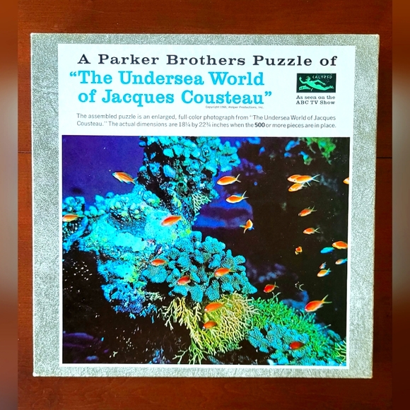 Parker Brothers | Games | 968 The Undersea World Of Jacques Cousteau ...